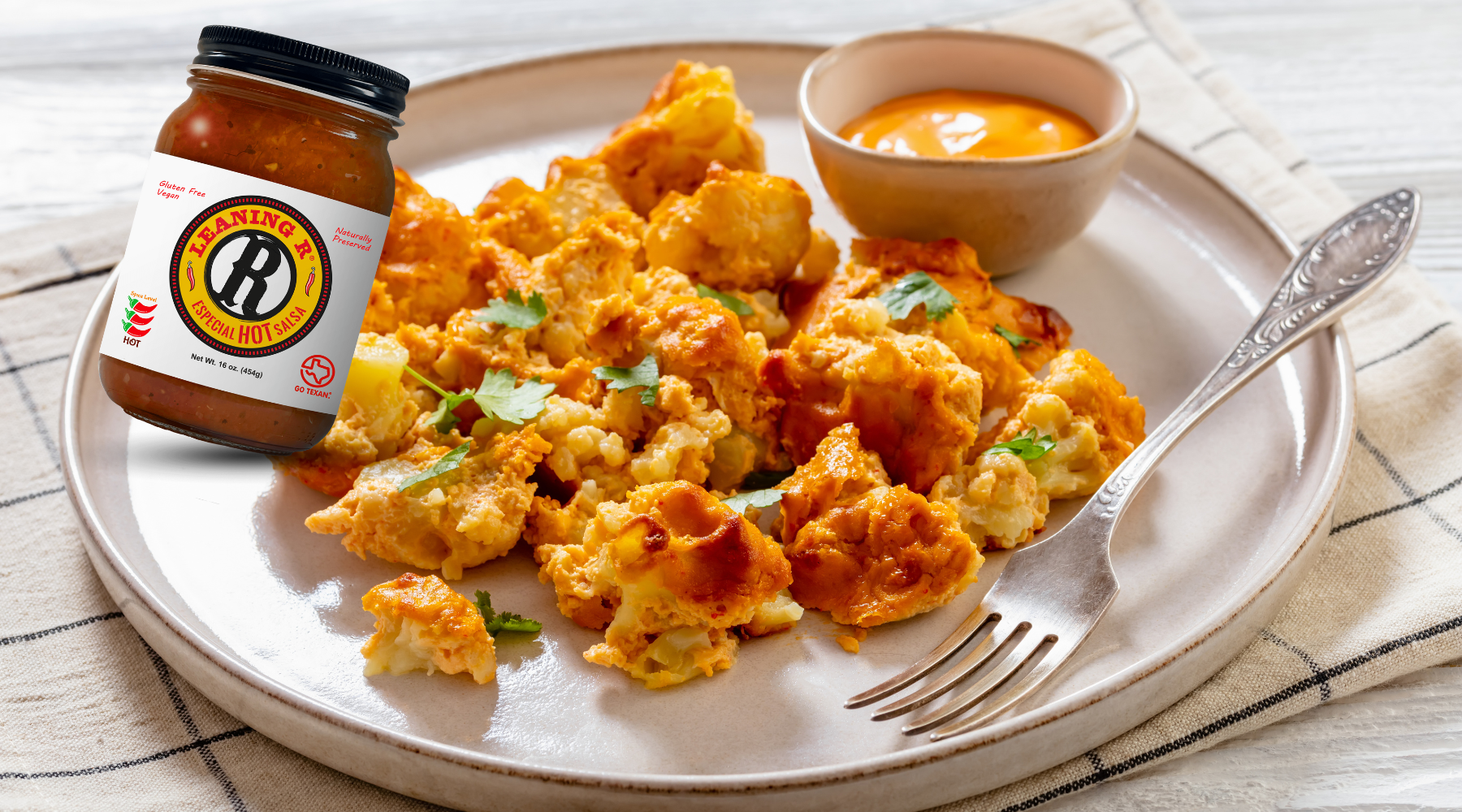 Especial HOT Baked Cauliflower Bites – LEANING R Salsa